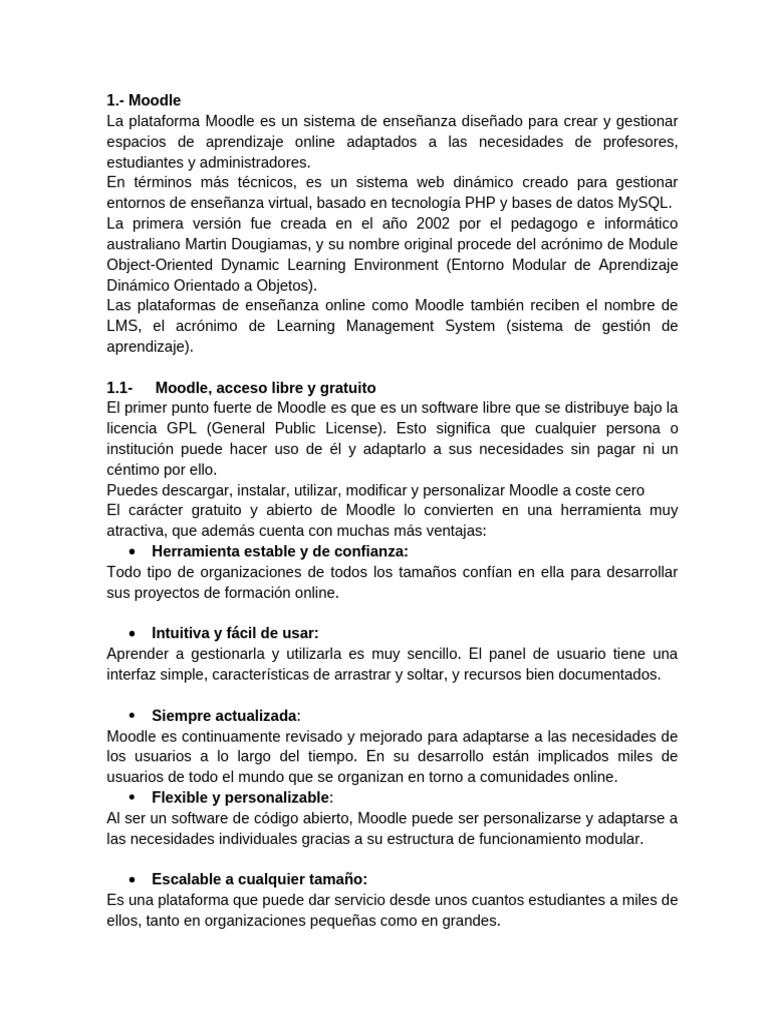 Moodle | PDF | Moodle | Aprendizaje