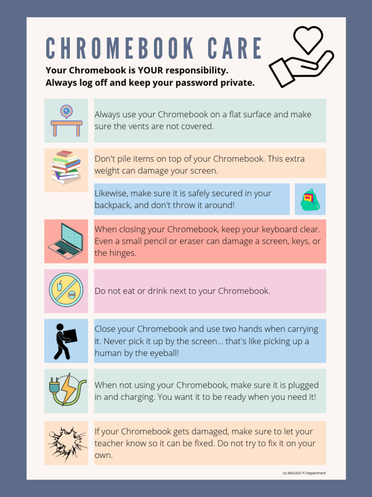 Chromebook Care | PDF