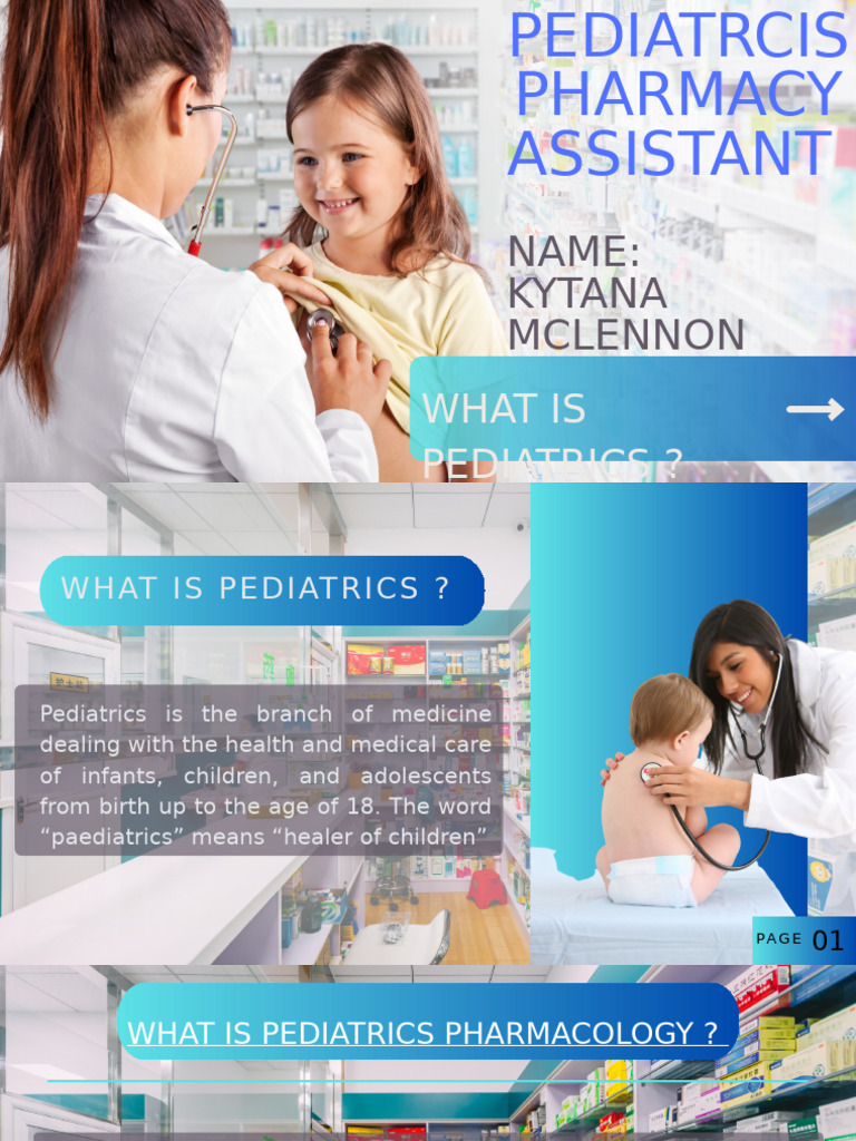 Pediatrics Pharmacy Assistant 101 | PDF | Pharmacy | Pediatrics