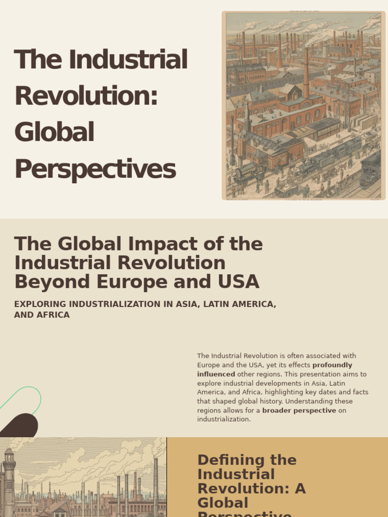 Lesson 8 - The Industrial Revolution Global Perspectives | PDF ...