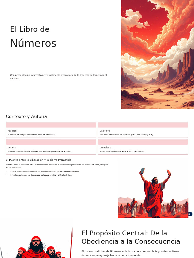 Travesía de Israel en el Libro de Números | PDF | Libro de números ...