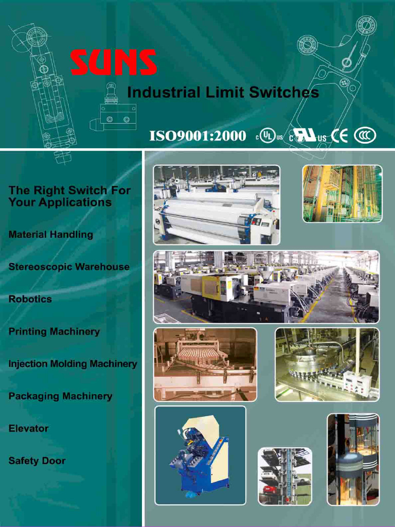 SUNS Limit Switches | PDF | Switch | Electrical Wiring