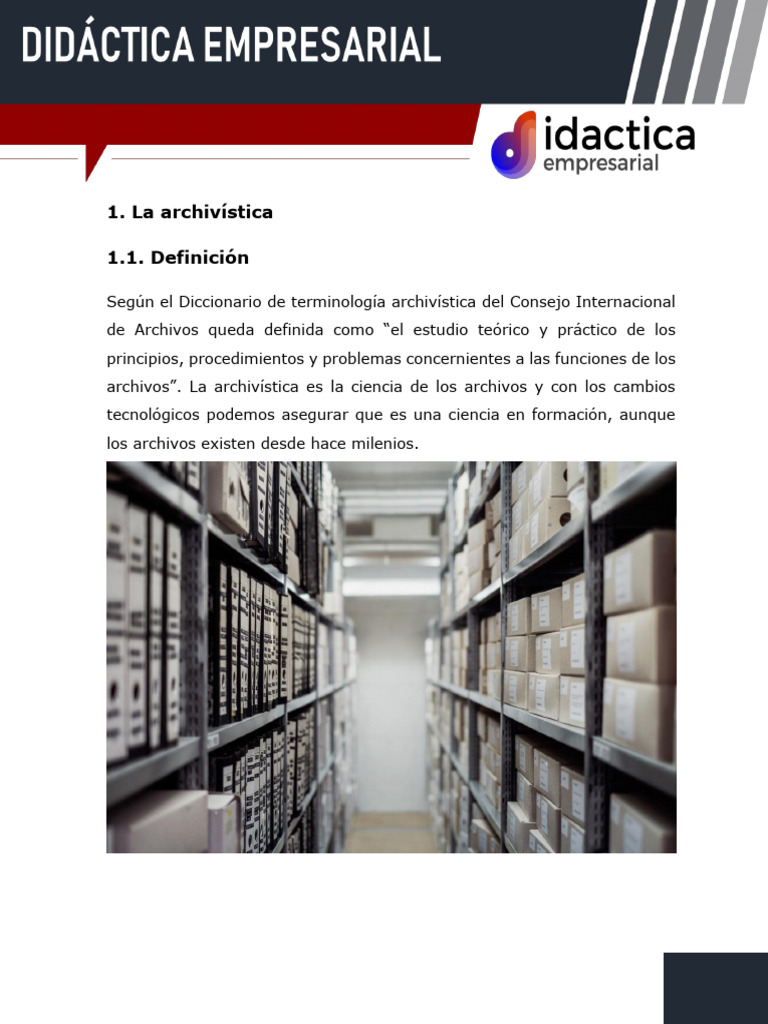La Archivistica | PDF | Documento