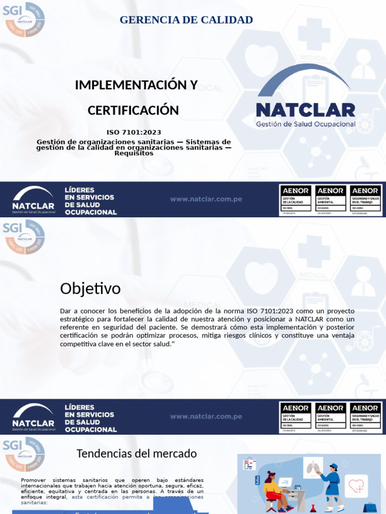 Certificación ISO 7101:2023 en Salud | PDF | Sistema de manejo de ...