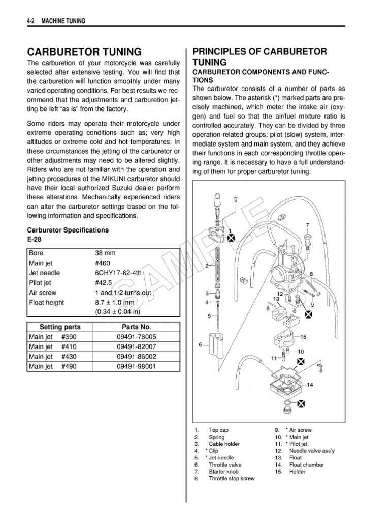 Suzuki Carbu | PDF