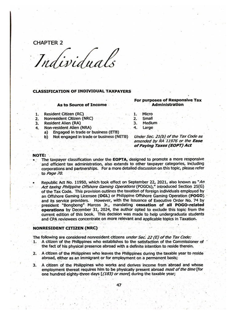 Individuals | PDF