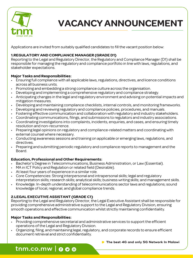 TNM | PDF | Regulatory Compliance | Business