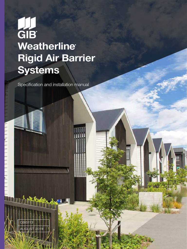 GIB Weatherline Installation Manual | PDF | Framing (Construction ...