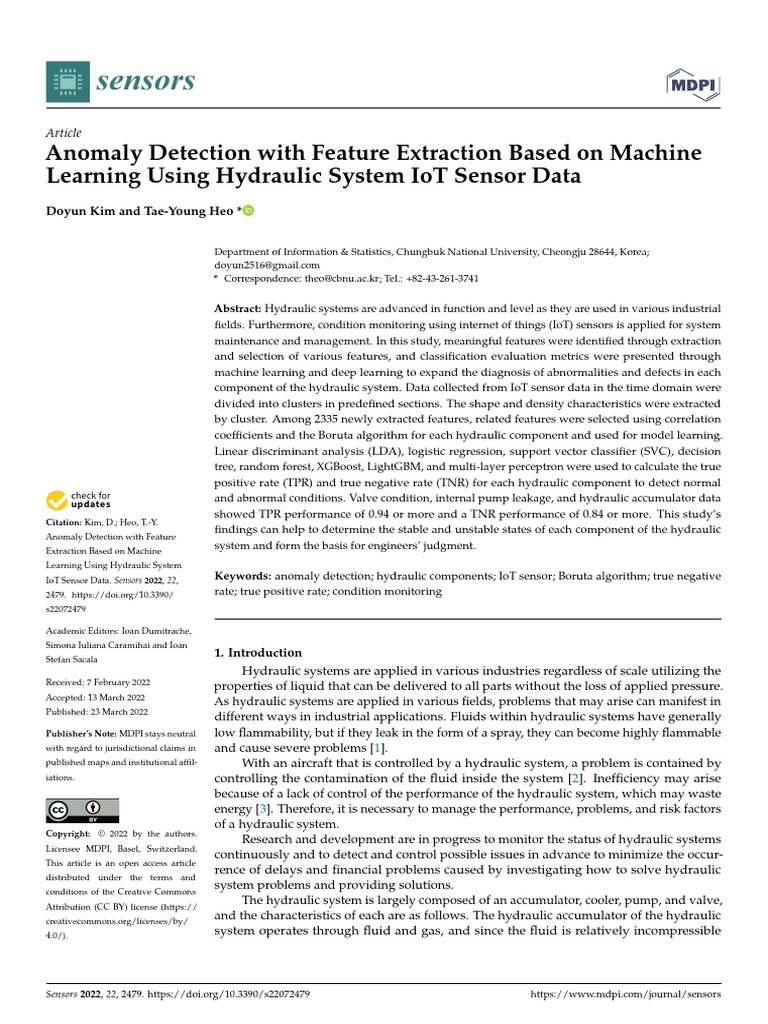 18 Anomaly Detection With Feature Extraction Based On Machine Learning ...