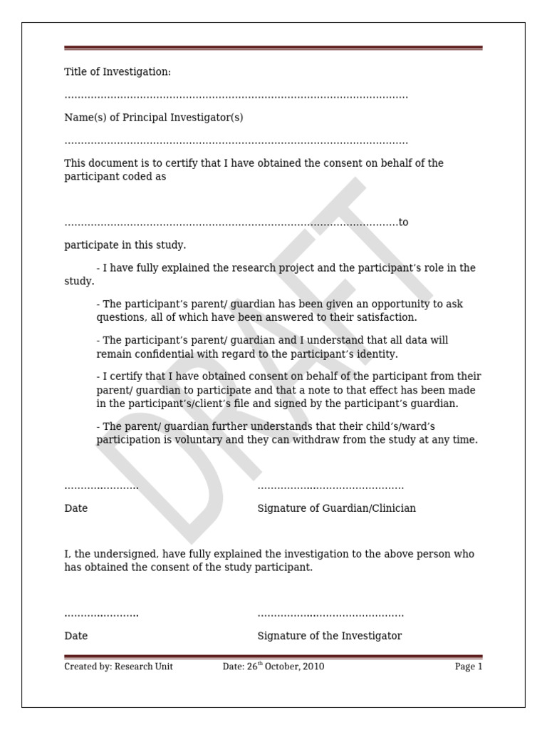 AppF - Third Party Consent Form | PDF