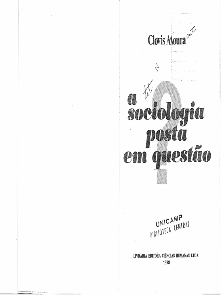 A Sociologia Posta em Questao Compress | PDF