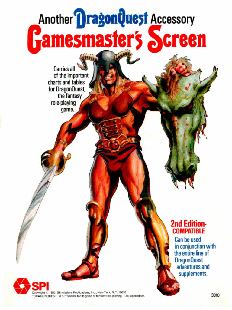 DragonQuest 2e Gamemaster's Screen | PDF