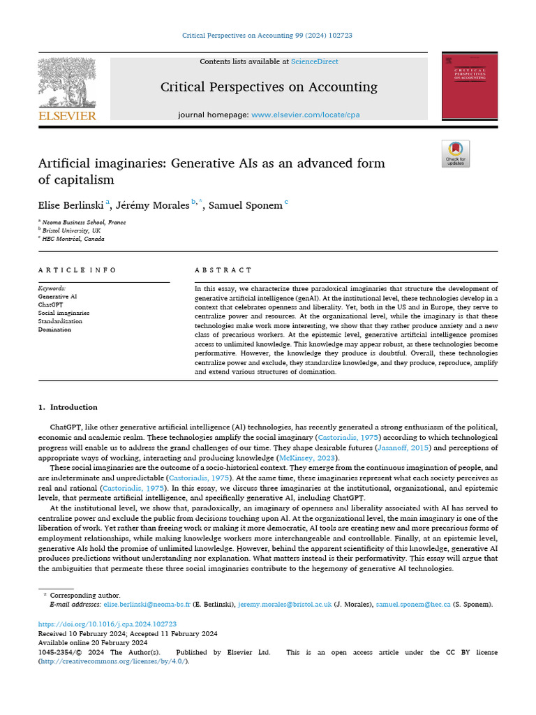 Platform Capitalism Reading | PDF | Machine Learning | Deep Learning