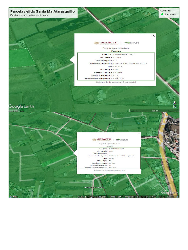 Mapa Aereo Parcela 1045 | PDF
