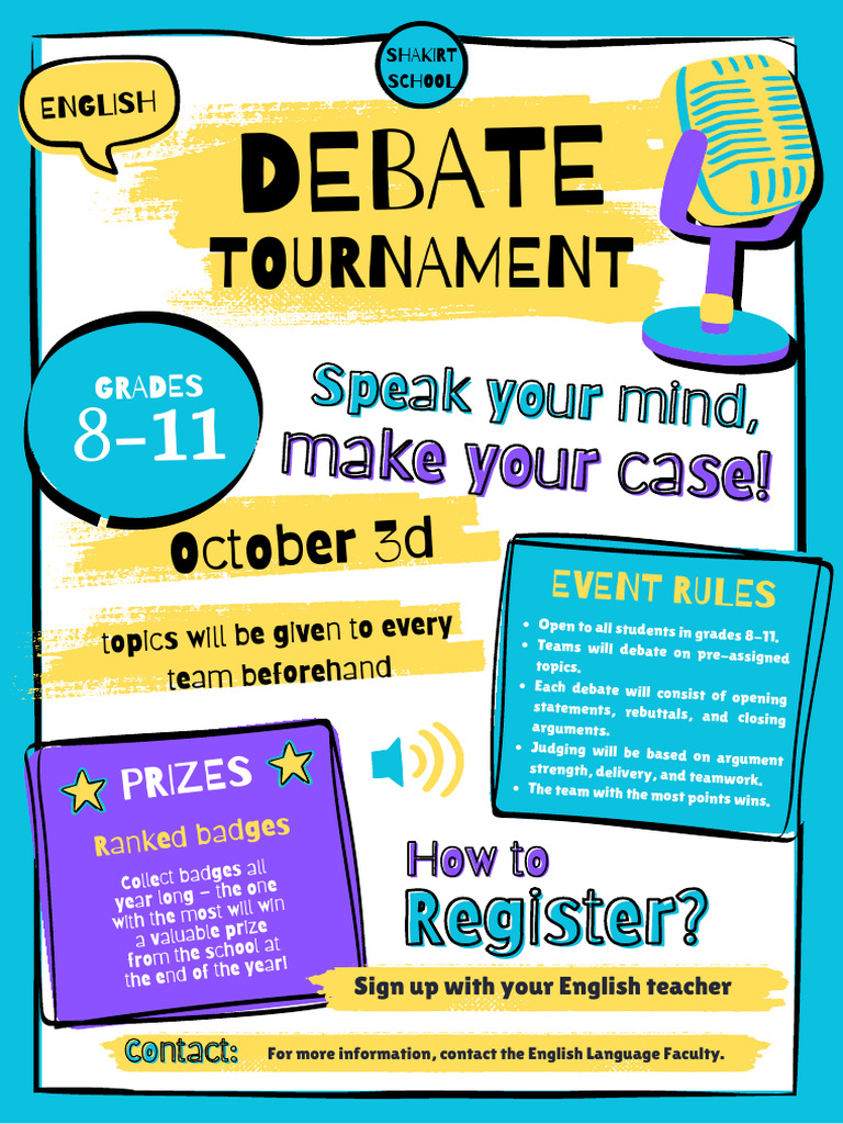 Debates 8-11 Poster | PDF