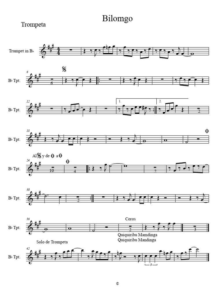 Bilongo Trompeta | PDF