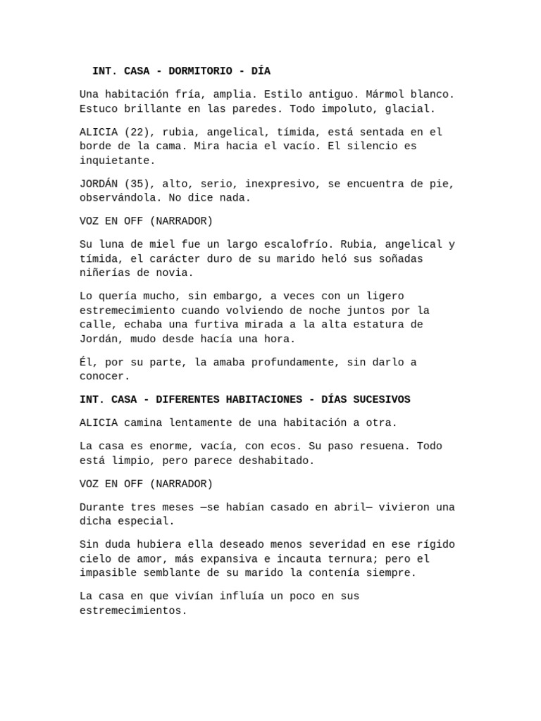 Guion Almohadon de Plumas Completo | PDF