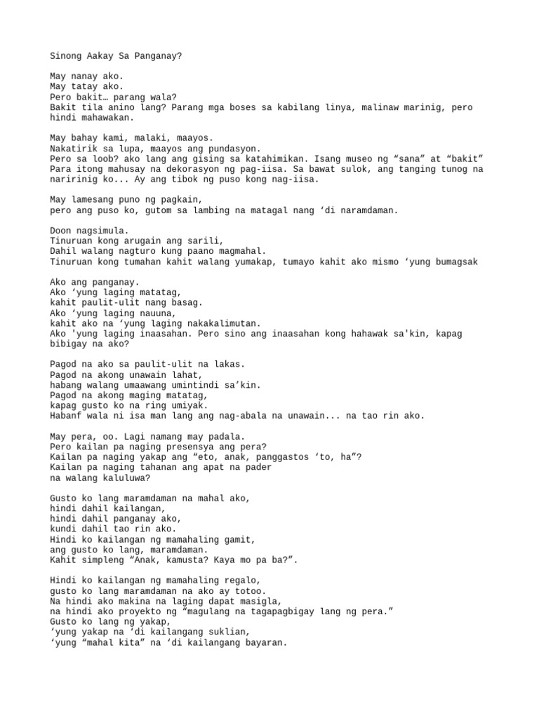 Spoken Poetry | PDF