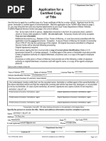 Virginia DMV VSA 67 Title Application | PDF | Lien | Department Of ...