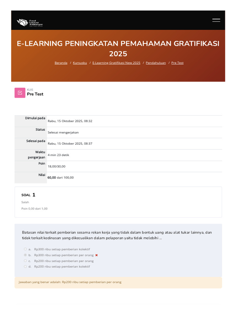 Dampak Negatif Gratifikasi Ilegal | PDF