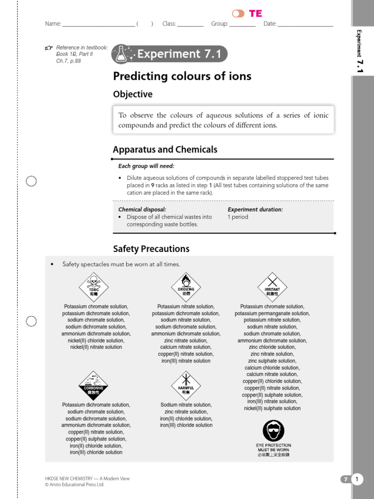 Wbte 0701 e | PDF | Ion | Chloride