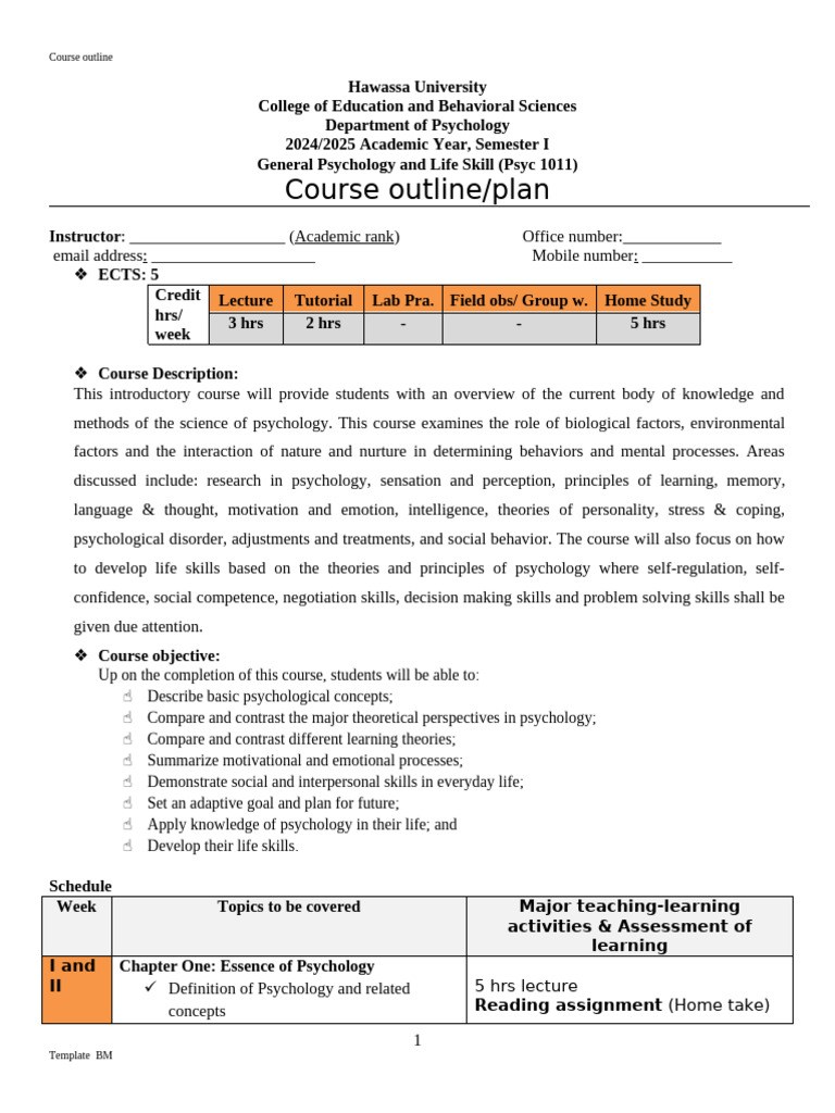 General_psychology_Course_Outline_in_the_new_format_2024_1 | PDF ...