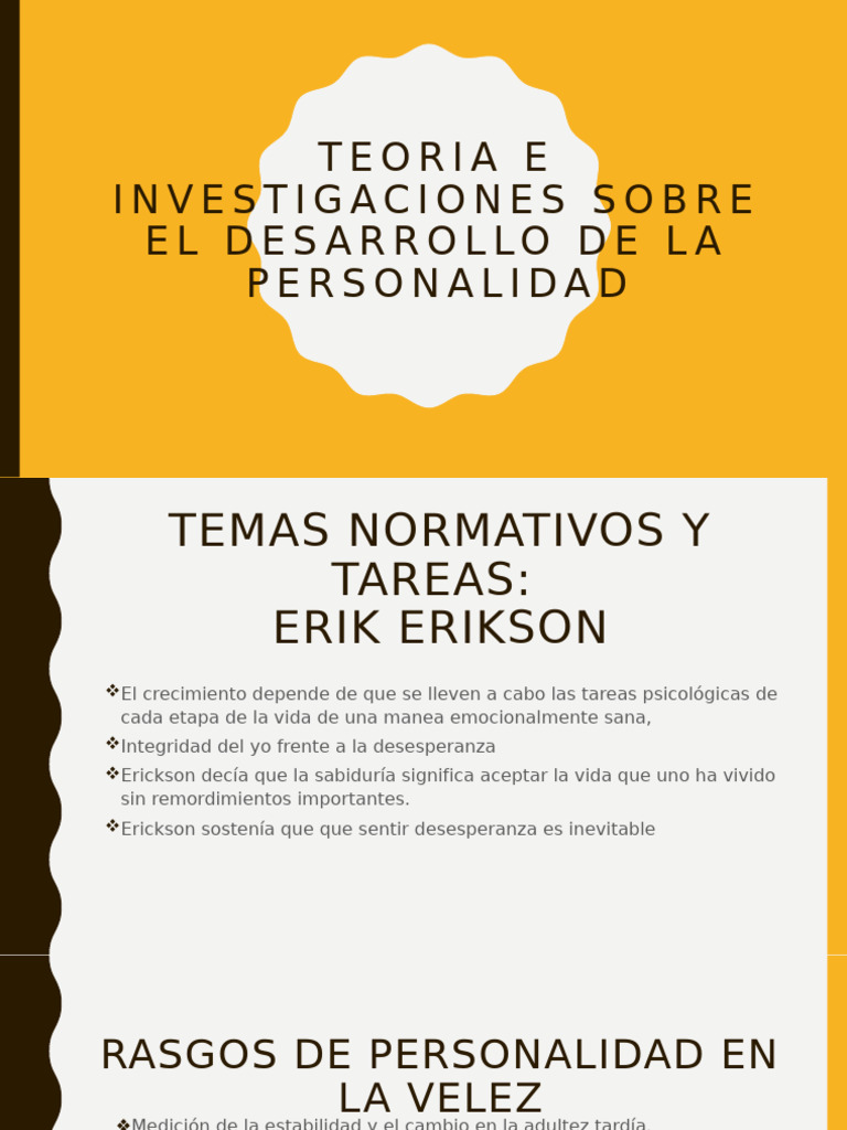Teoria e Investigaciones | PDF