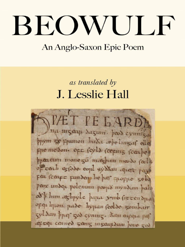 Beowulf - An Anglo-Saxon Epic Poem by J. Lesslie Hall | PDF | Beowulf ...