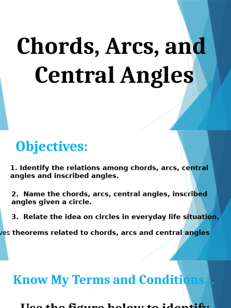G10 Math Q2 - Week 2 - 3 Proves Angles Arcs | PDF | Circle | Trigonometry