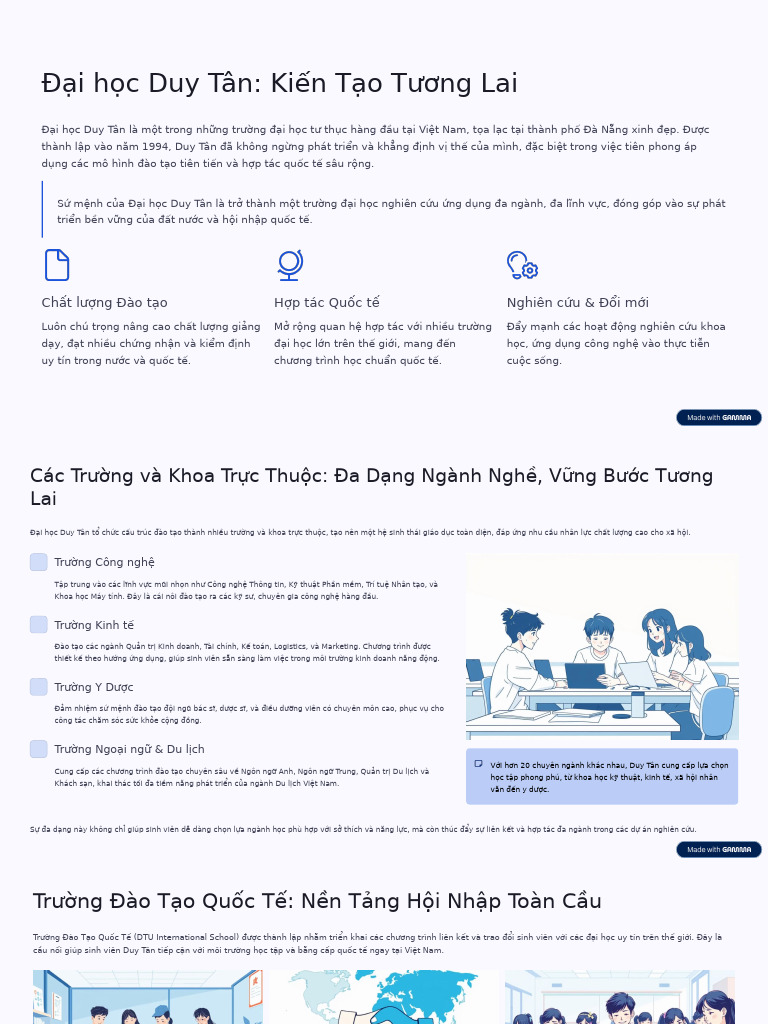 DJai Hoc Duy Tan Kien Tao Tuong Lai | PDF