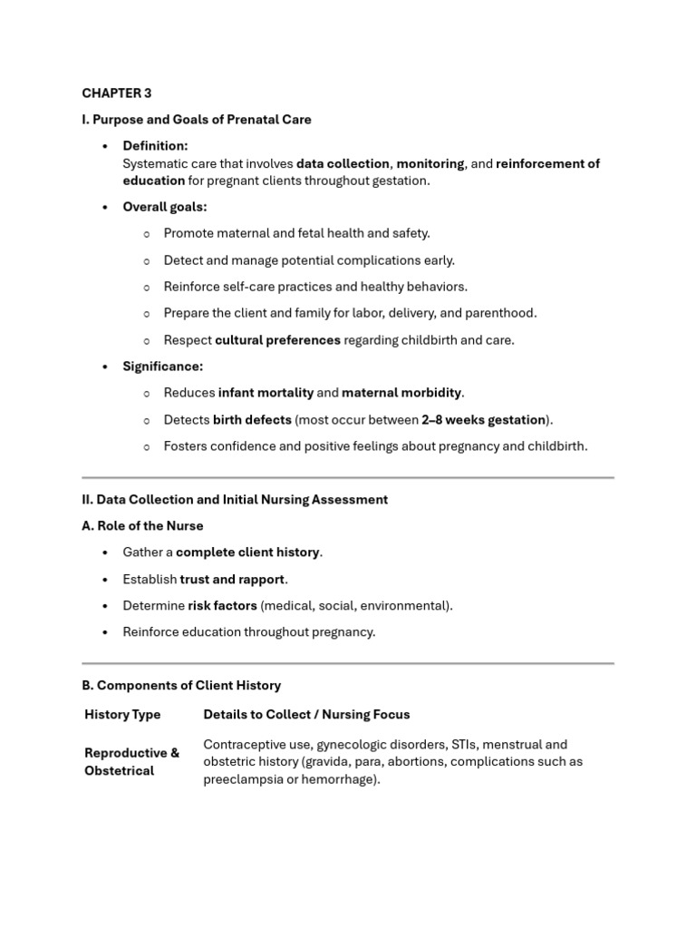 Essential Guide to Prenatal Care | PDF | Pregnancy | Prenatal Development