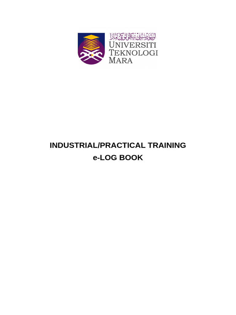 E-Logbook Industrial Training | PDF