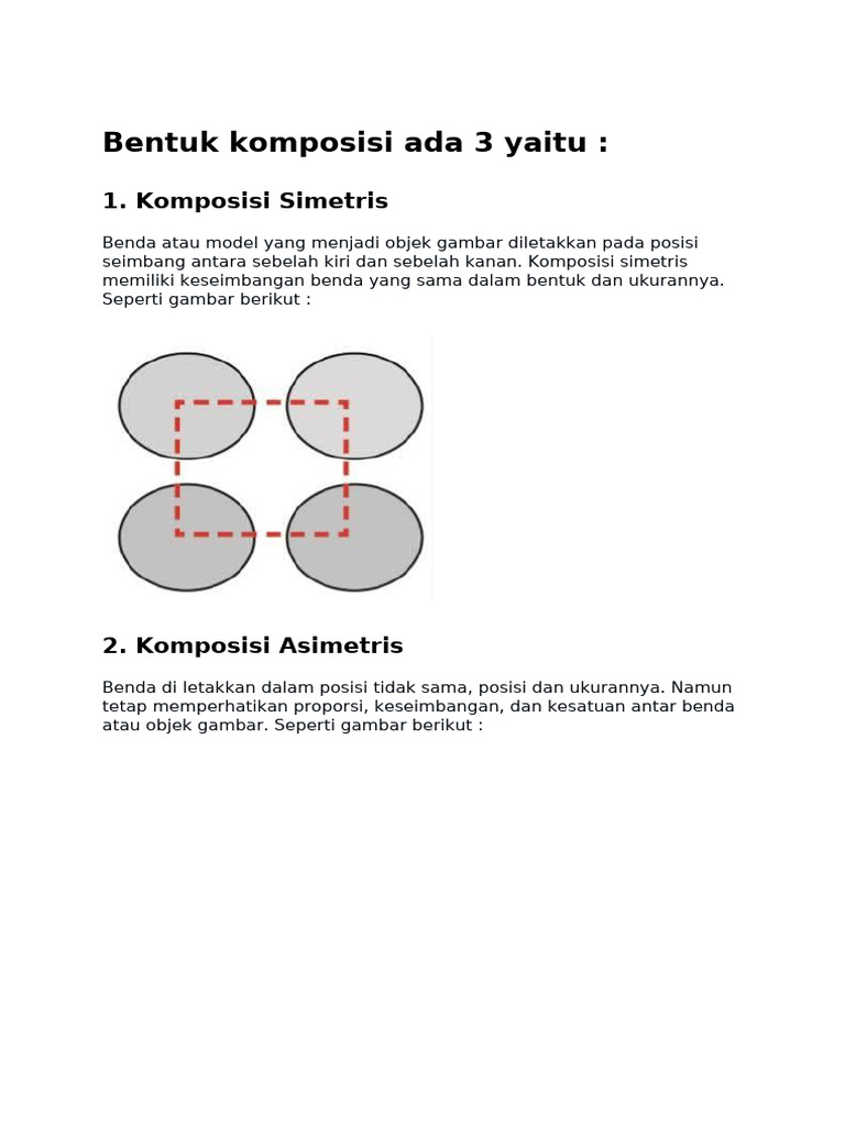 Jenis-Jenis Komposisi dalam Menggambar | PDF