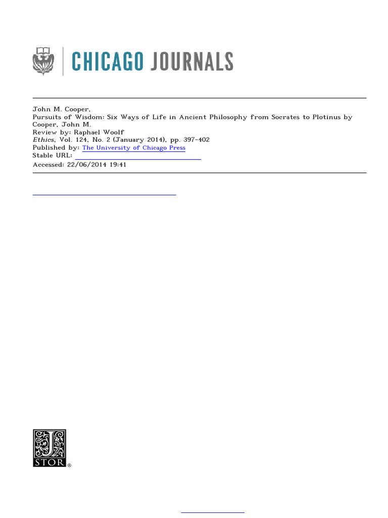 Ancient Philosophy as a Way of Life | PDF | Socrates | Plato