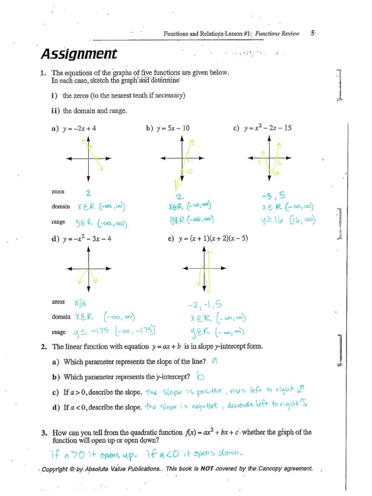 Lesson 1 Homework | PDF