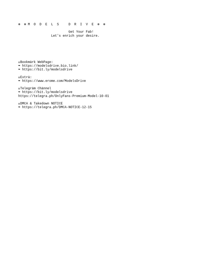 Models Drive | PDF