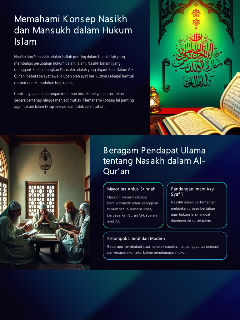Konsep Nasikh dan Mansukh dalam Hukum Islam | PDF