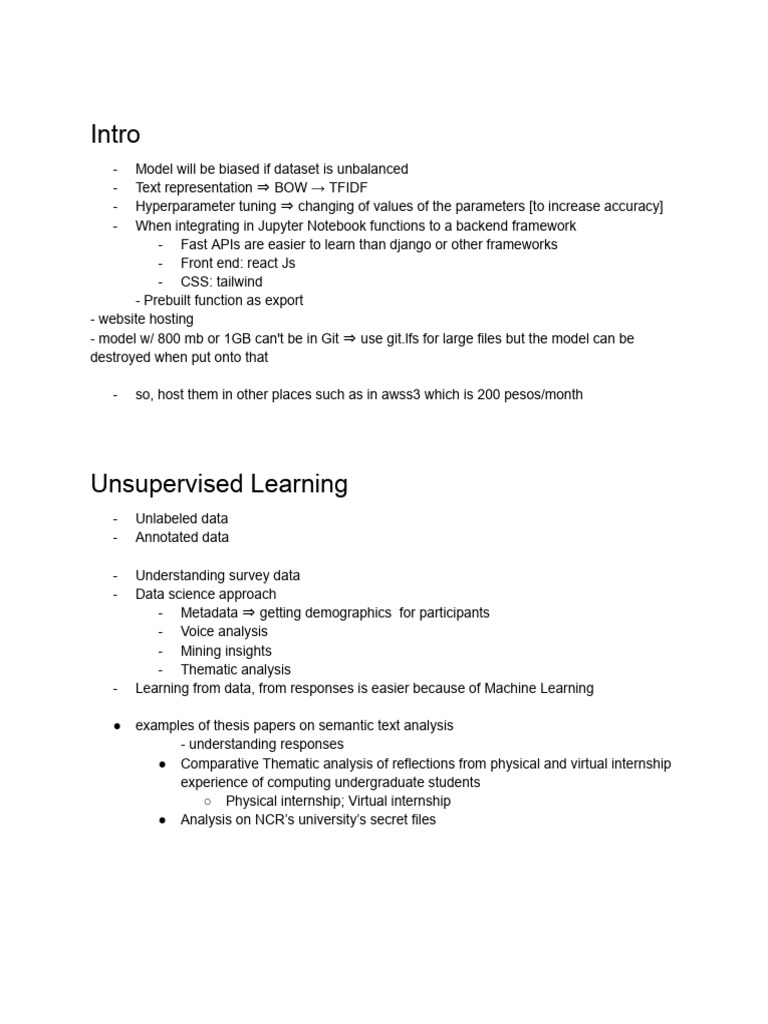 DAY 2 NOTES - Capacity Building | PDF | Machine Learning | Deep Learning