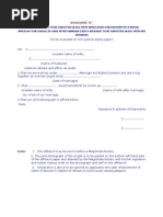 Joint Declaration for Passport Annexure J | PDF