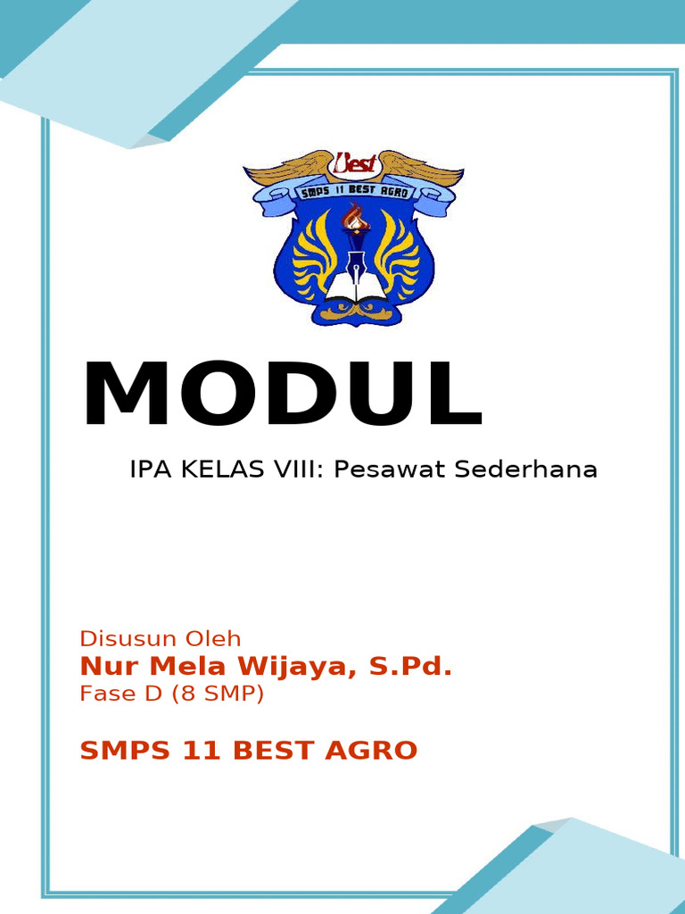 Modul IPA Kelas VIII: Pesawat Sederhana | PDF