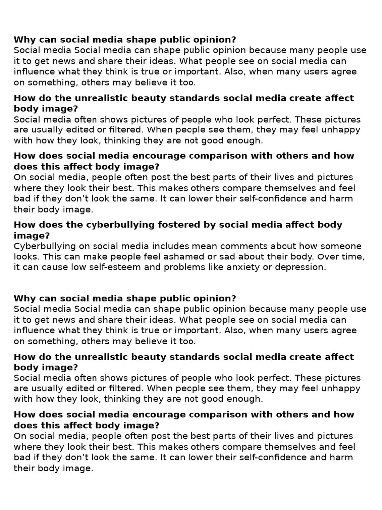Why Can Social Media Shape Public Opinion | PDF | Climate Change ...