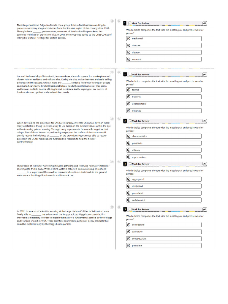 SAT Princeton Review | PDF
