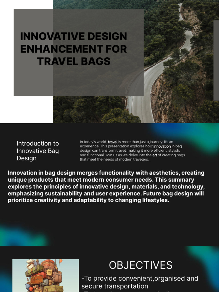 Slidesgo Transforming Travel Innovating The Art of Bag Design ...