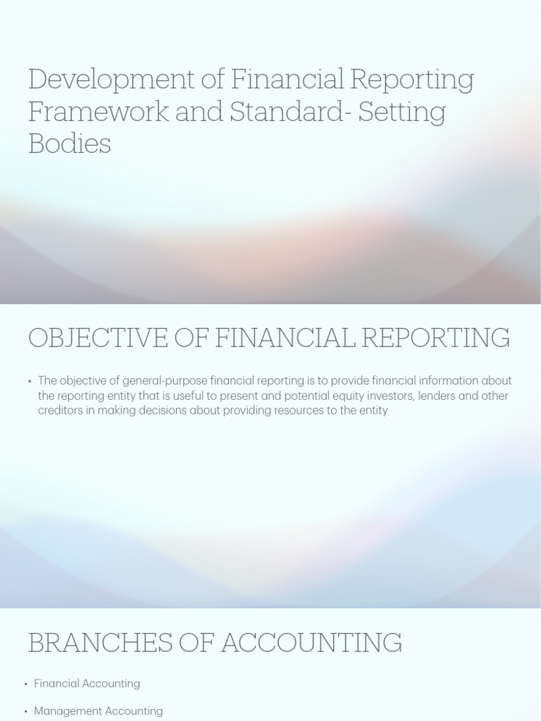 Development of Accounting Standards and Standard Setting Bodies | PDF ...