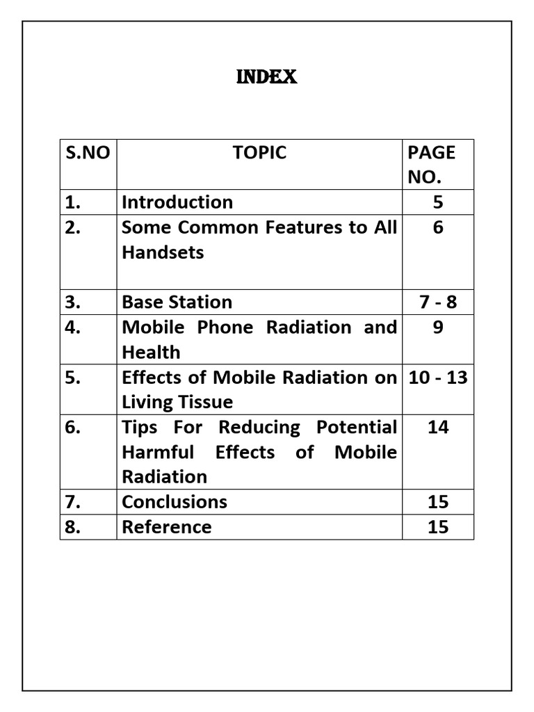 Mobile Phone Radiation and Health Effects | PDF | Smartphone | Base Station