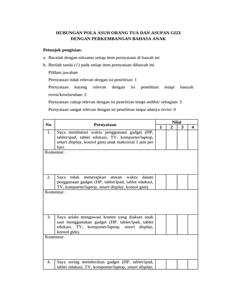 Uji Validitas Isi | PDF