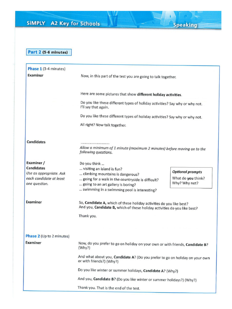 Simply KET Speaking | PDF