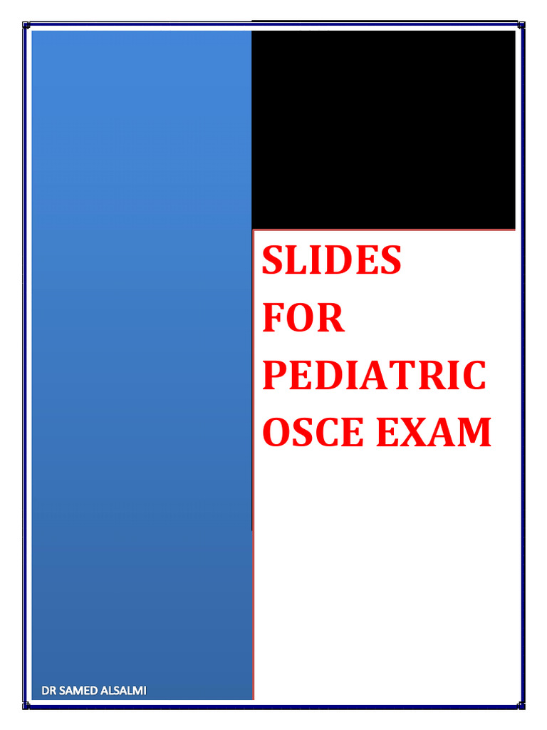 Slides For Pediatric OSCE Exam | PDF | Hypoglycemia | Diseases And ...