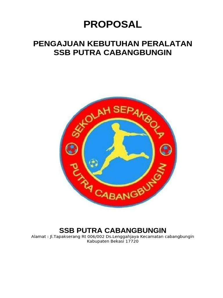 Proposal Pengajuan Peralatan SSB CB | PDF
