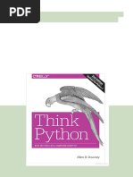 Python for Software Design How to Think Like a Computer Scientist 1st Edition Allen B. Downey ...